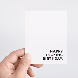 Happy Birthday Card for Girlfriend, Boyfriend, Wife, Husband, Profanity ...