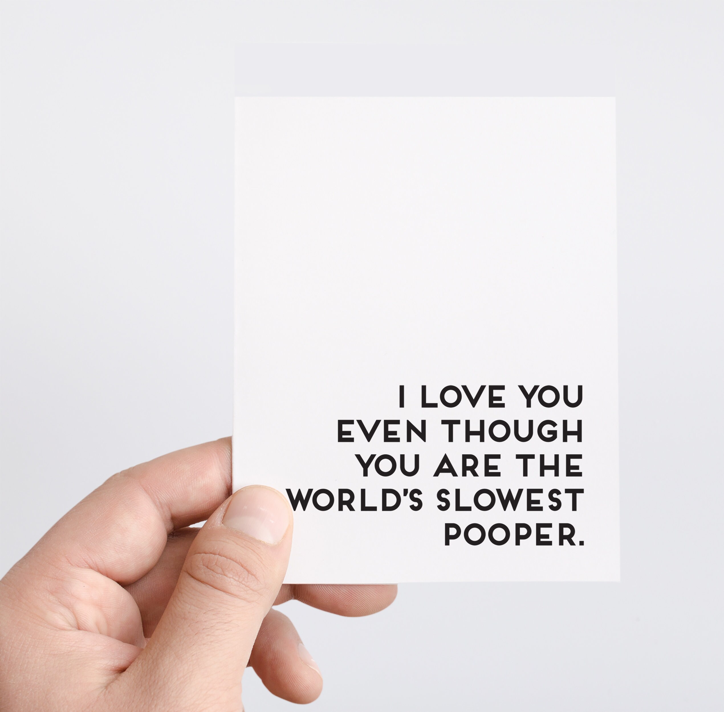 Funny Pooping Card for Husband on Father's Day, Funny Anniversary Card ...