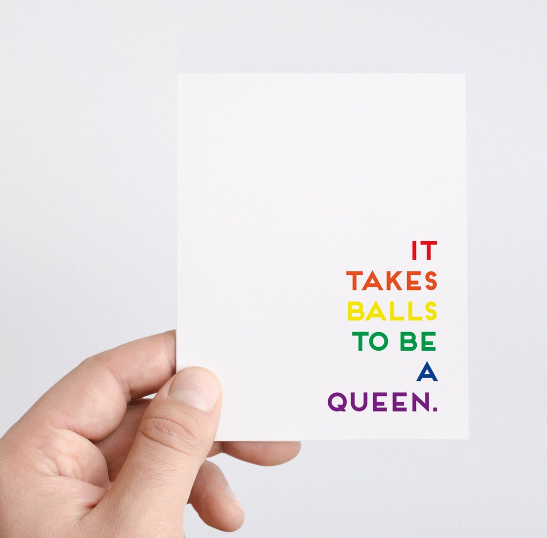 Coming Out Card for Friend, LGBTQ Greeting Cards, Happy Pride Print ...