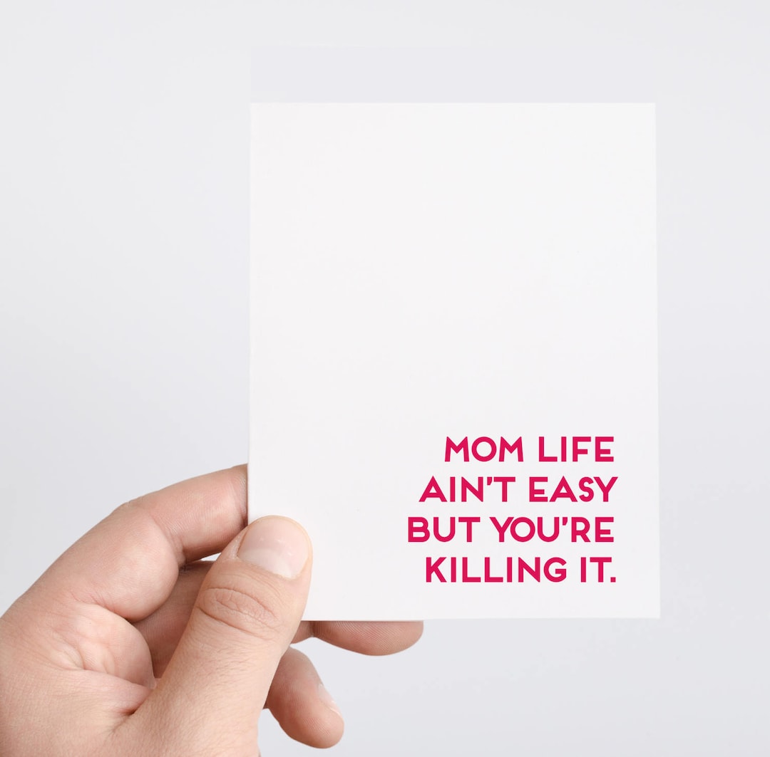 New Mom Support Card, Motherhood Encouragement Gift - Etsy