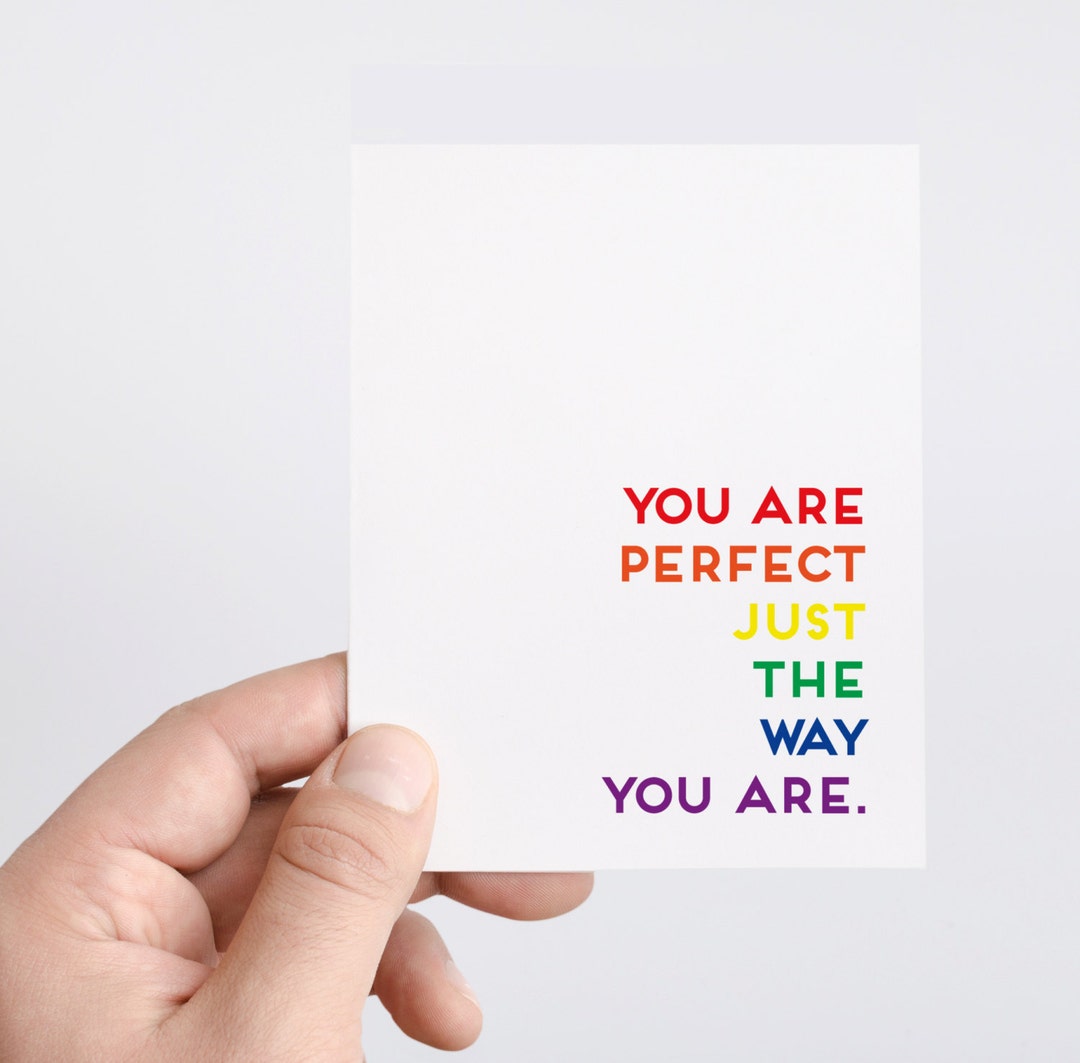 Happy Pride Card, Coming Out Gift, Pride Flag Art, Gay Lesbian Bi ...