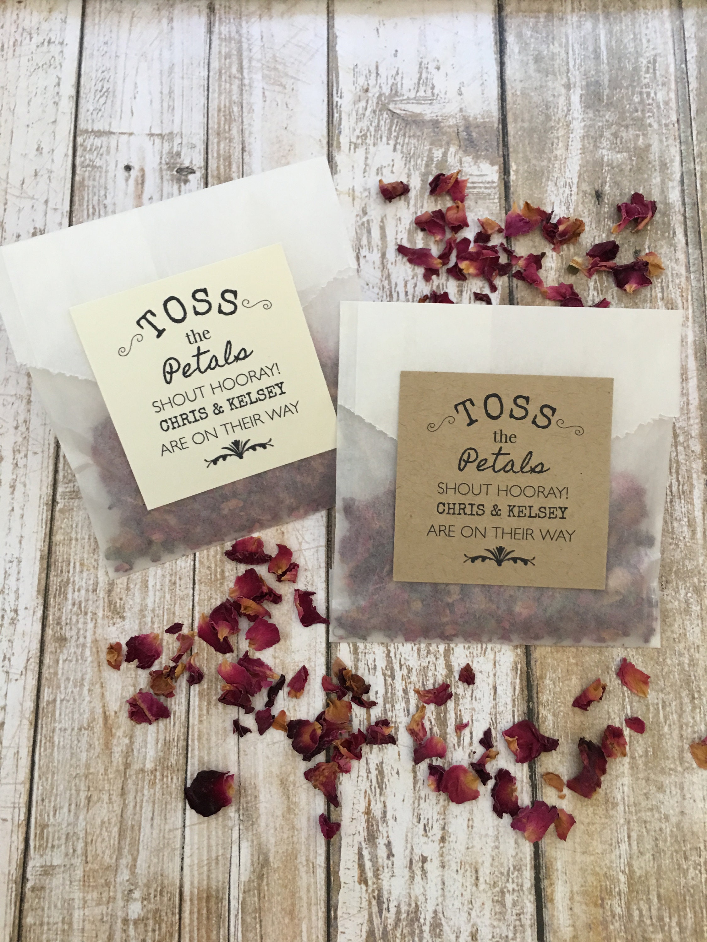 Wedding toss bags | Honestweddingadvice.com