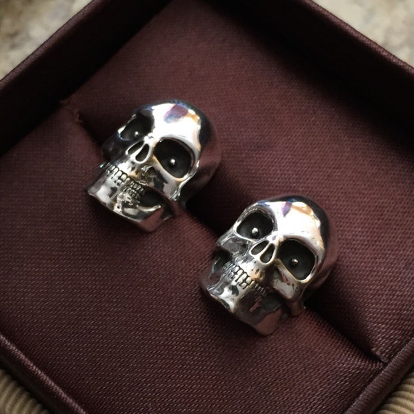 Skull Cufflinks - Etsy