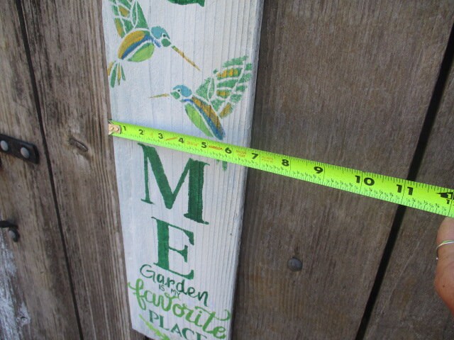 32 HUMMINGBIRD Hummingbirds Garden Welcome Garden Favorite Place Wood ...