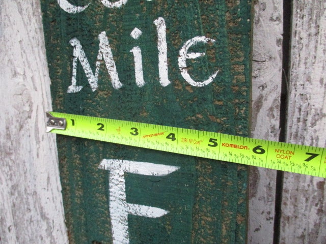 30 CEAD MILE FAILTE Wood Vertical Door Porch Sign Primitive Vintage ...