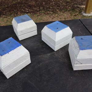 SET OF 4 Ninja Warrior Block Steps Obstacle Obstacles Floor Balance USA ...