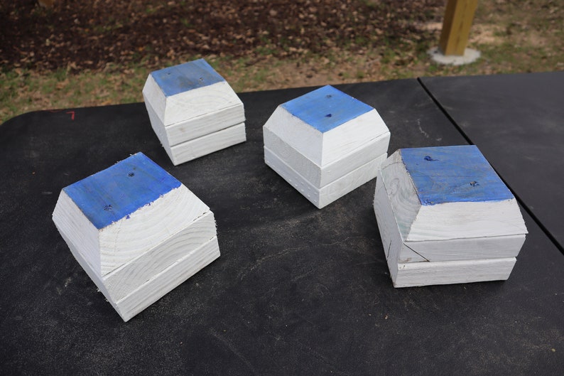 SET OF 4 Ninja Warrior Block Steps Obstacle Obstacles Floor Balance USA ...