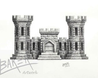 Engineer Art Drawing - Etsy