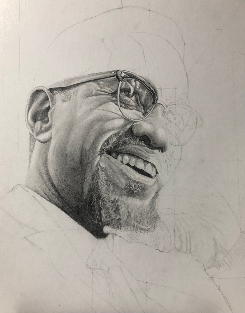 Malcolm X Graphite Pencil Drawing Civil Rights Icon Black - Etsy