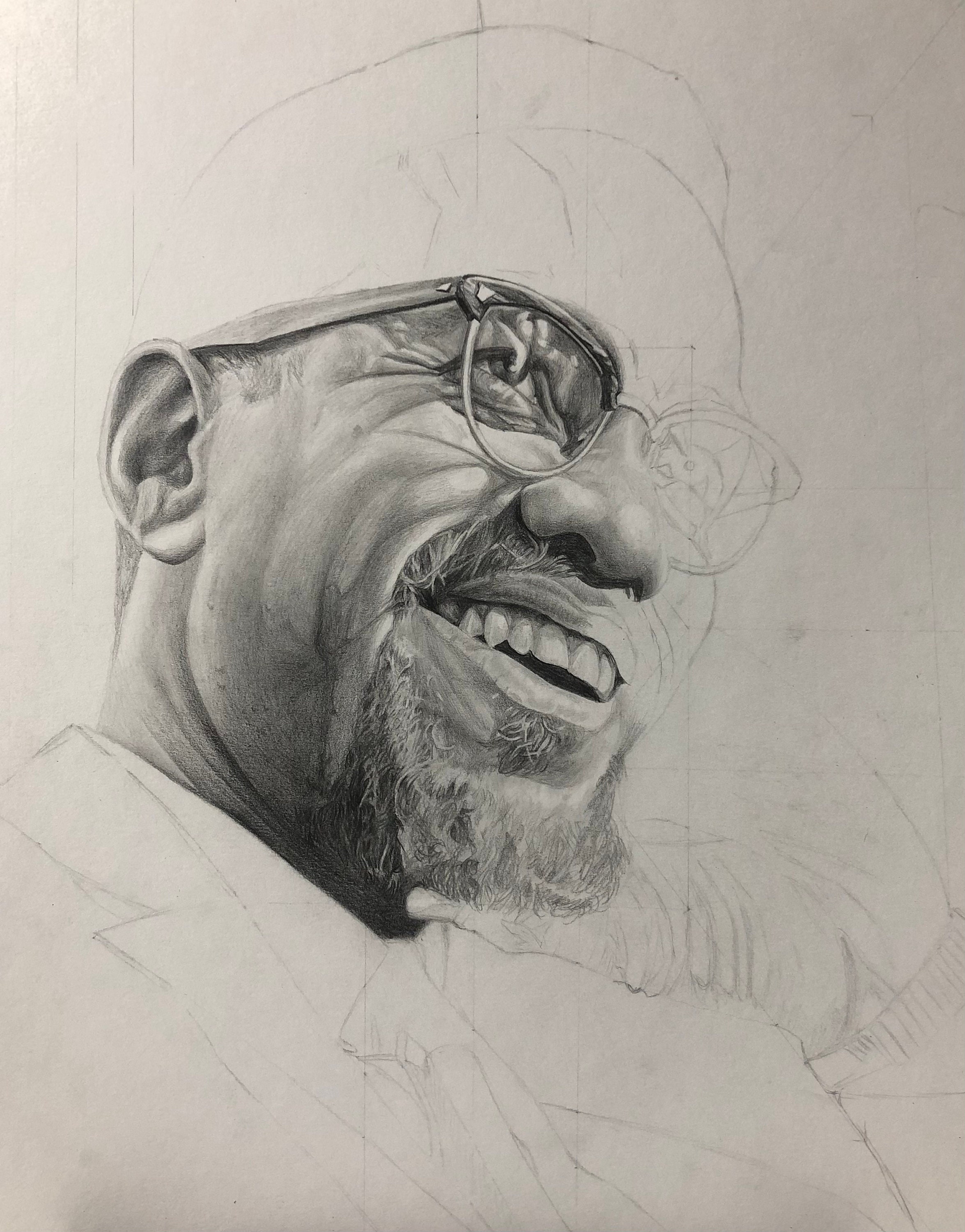 Malcolm X Graphite Pencil Drawing Civil Rights Icon Black - Etsy