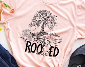 Rooted in Christ Shirt - Etsy