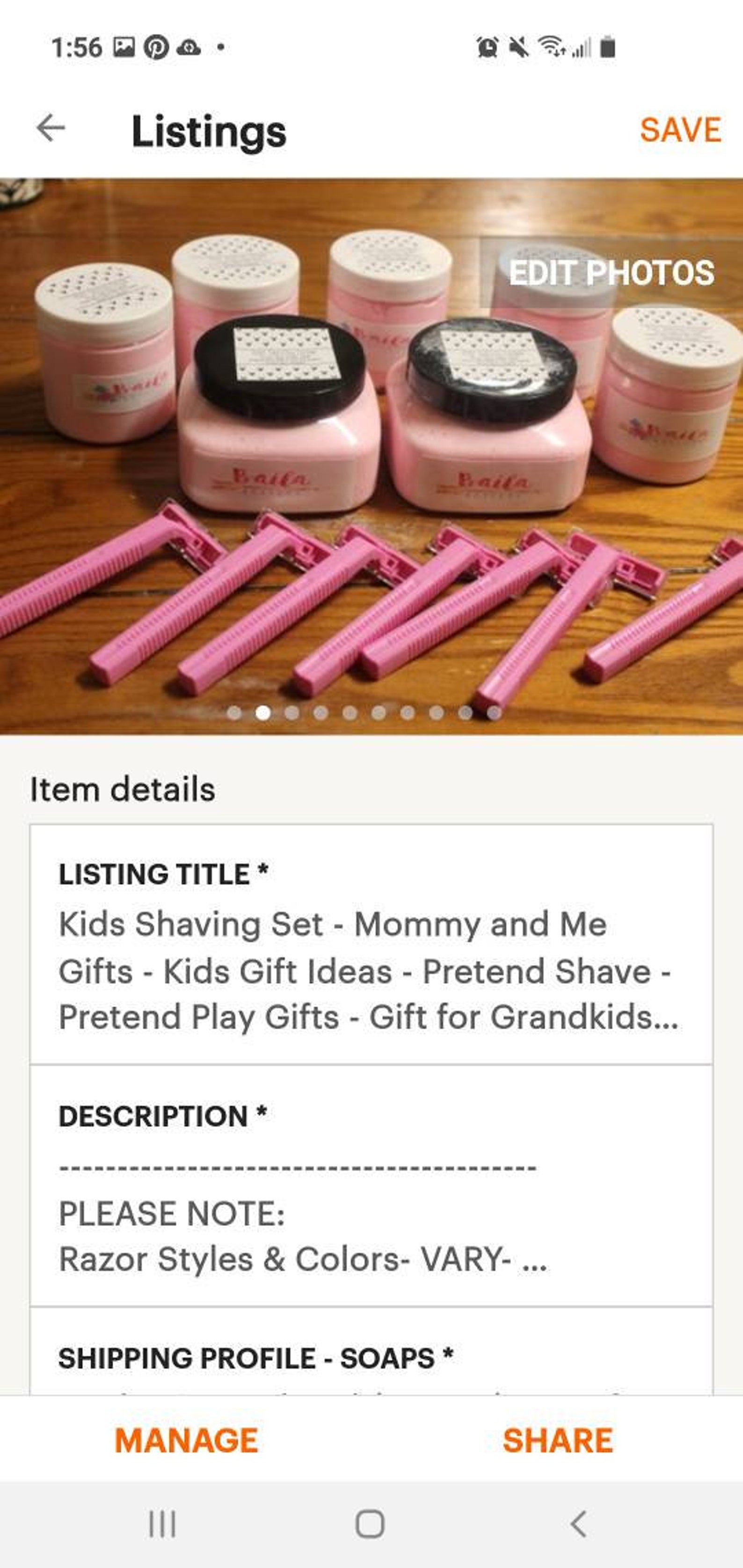 Kids Shaving Set Daddy and Me Gifts Kids Gift Ideas | Etsy