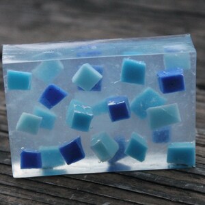 Mosaic Soap, Blue Soap, Frozen Soap, Beach Soap, Decorative Soaps, Soap ...