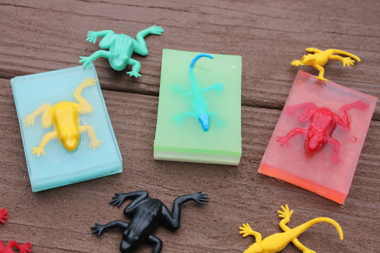 Lizard Soap - Frog Soap - Animal Soap - Dinosaur Soap Favor - Boys Soap ...