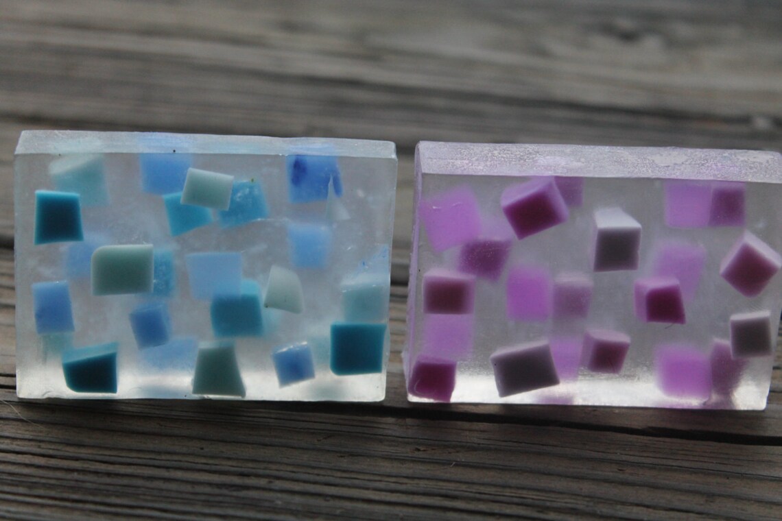 Mosaic Soap, Blue Soap, Frozen Soap, Beach Soap, Decorative Soaps, Soap ...