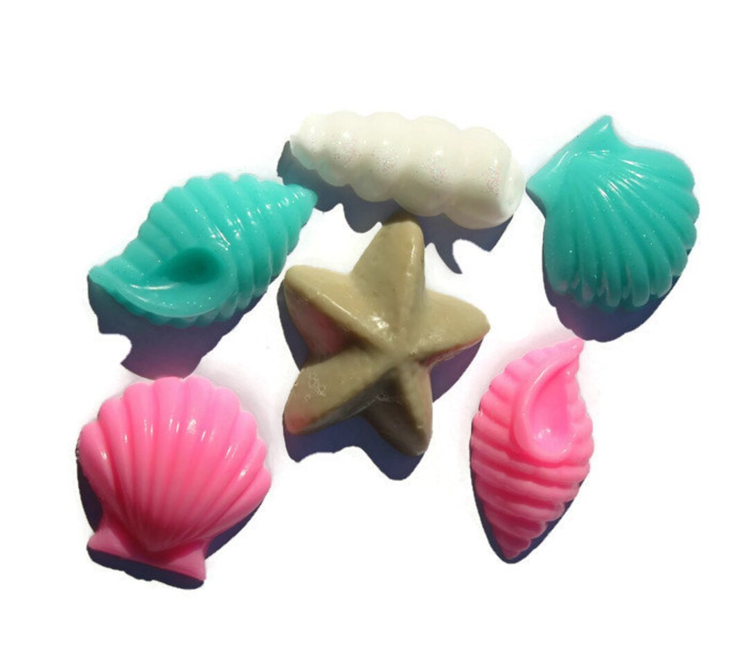 Bulk Soap Favors - Seashell Soap Set - Seashell Soap Favor - Nautical ...