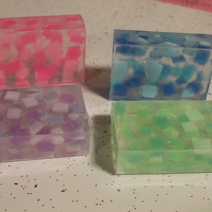Mosaic Soap, Blue Soap, Frozen Soap, Beach Soap, Decorative Soaps, Soap ...