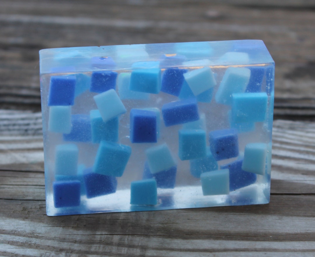 Mosaic Soap, Blue Soap, Frozen Soap, Beach Soap, Decorative Soaps, Soap ...