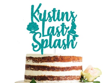 Splash Party Cake Topper - Etsy