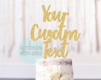 Custom cake topper | Etsy