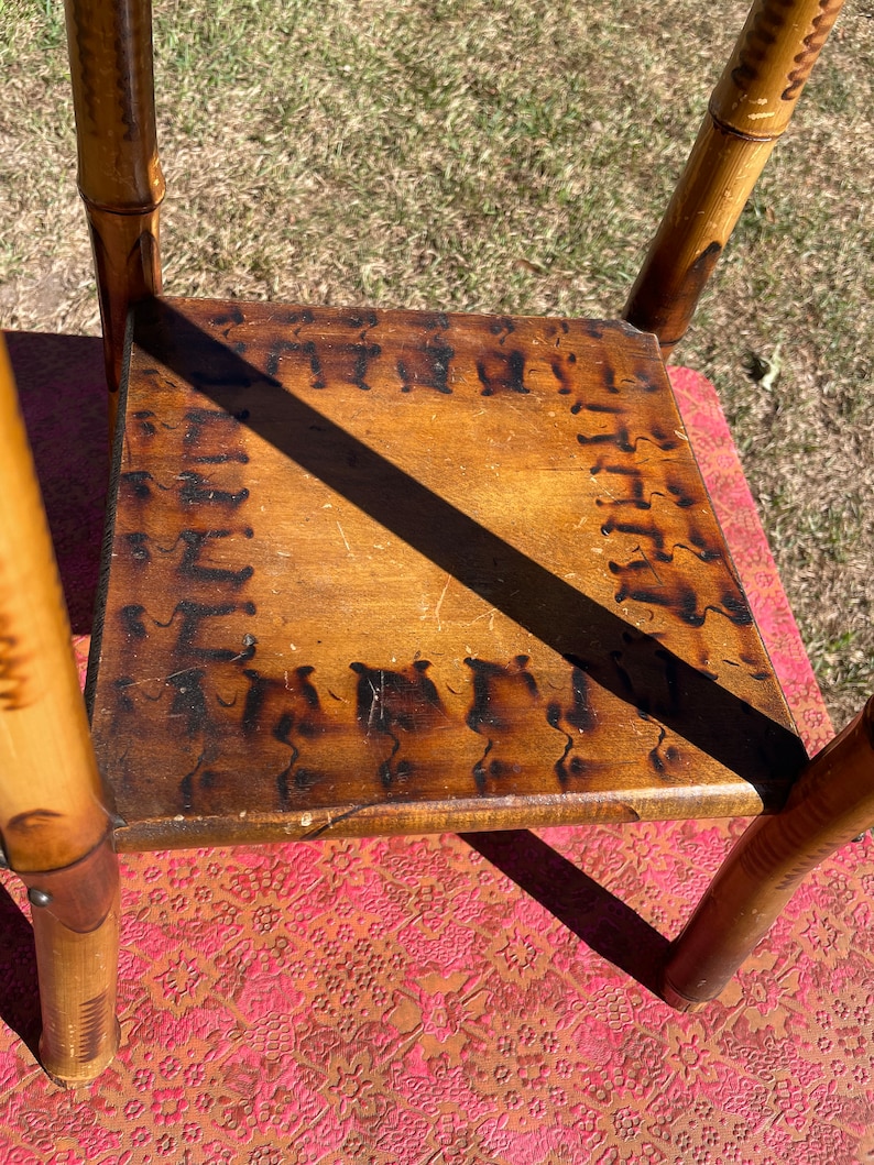 Vintage Rare 1920’s Bamboo/rattan Sewing Table - Etsy
