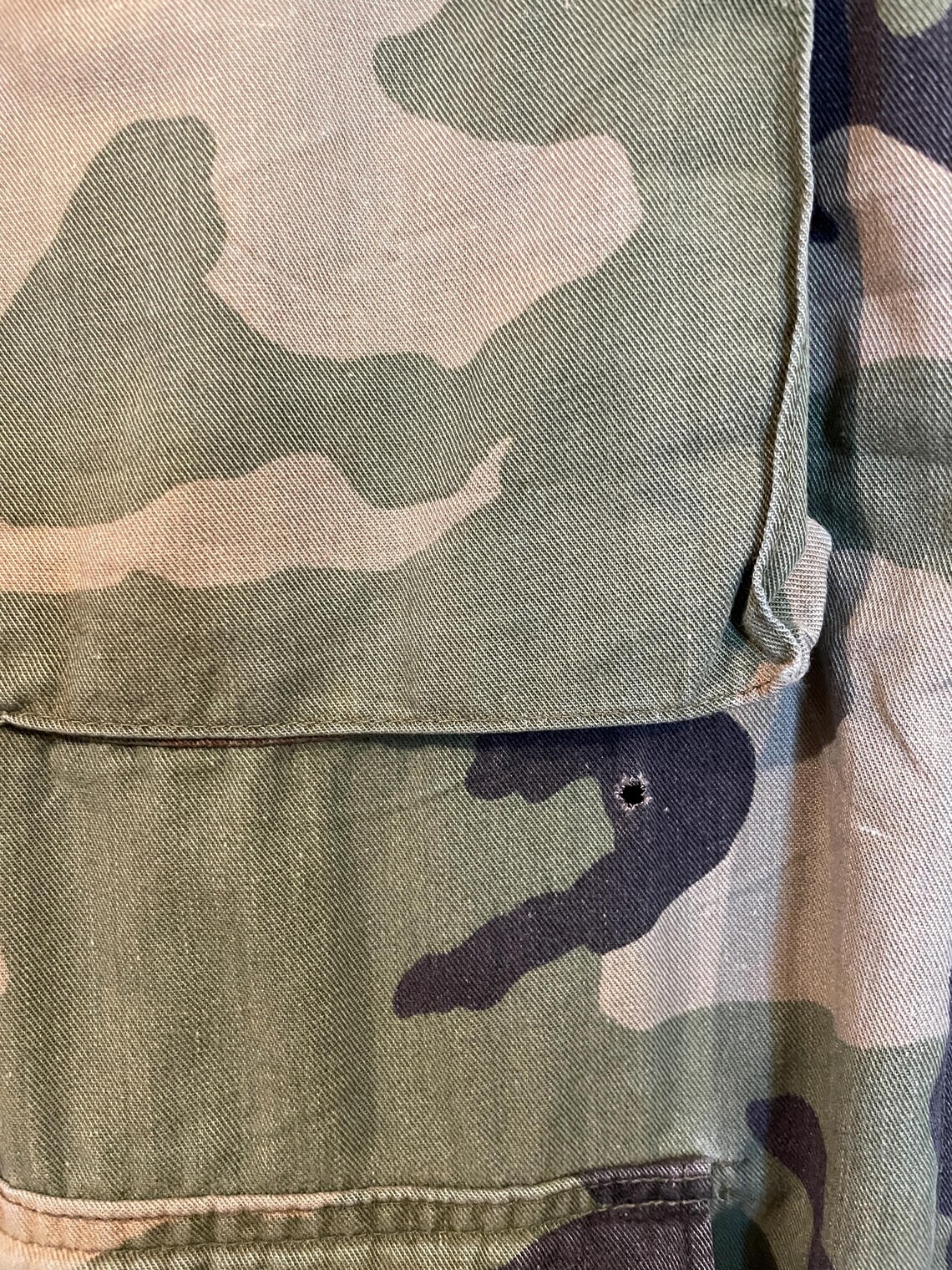 Vintage 1980's US Army Woodland Camo Jacket Shirt - Etsy