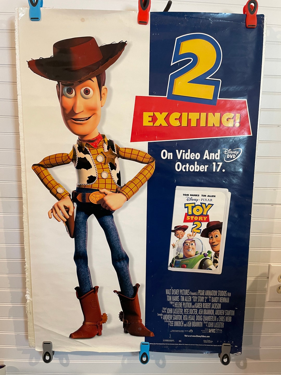 Vintage 2000 “toy Story 2” 27” X 40” Movie Poster - Etsy