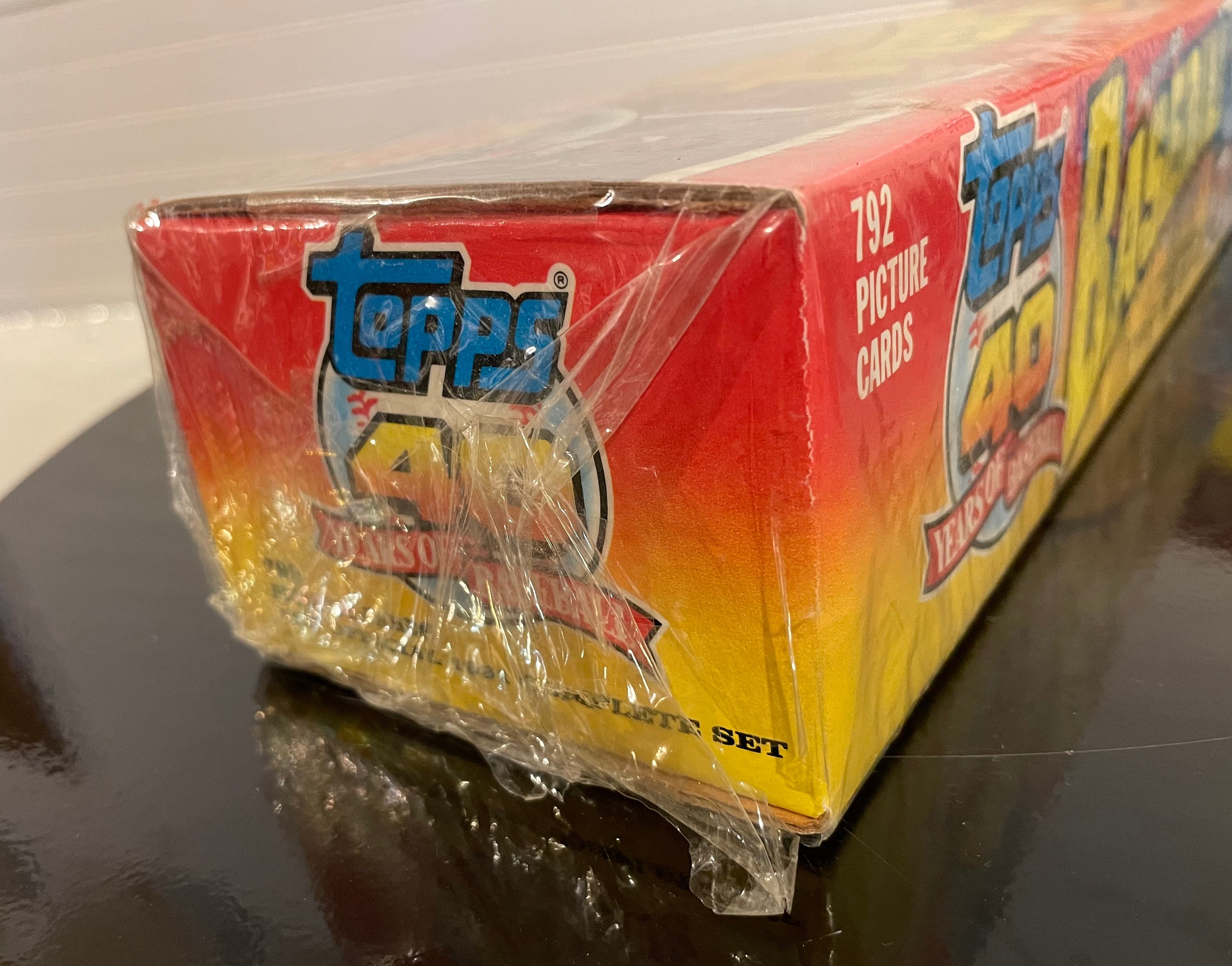 Vintage 1991 Topps 40 Years Complete Set-792 Baseball Trading Cards-new ...