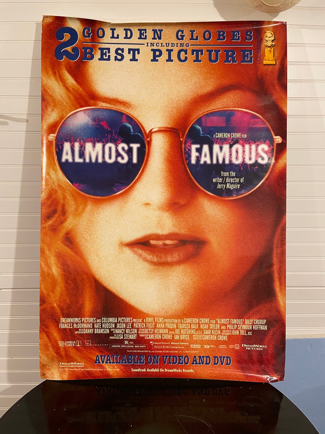 Vintage “almost Famous” Movie Poster [kate Hudson] a Cameron Crowe Film ...