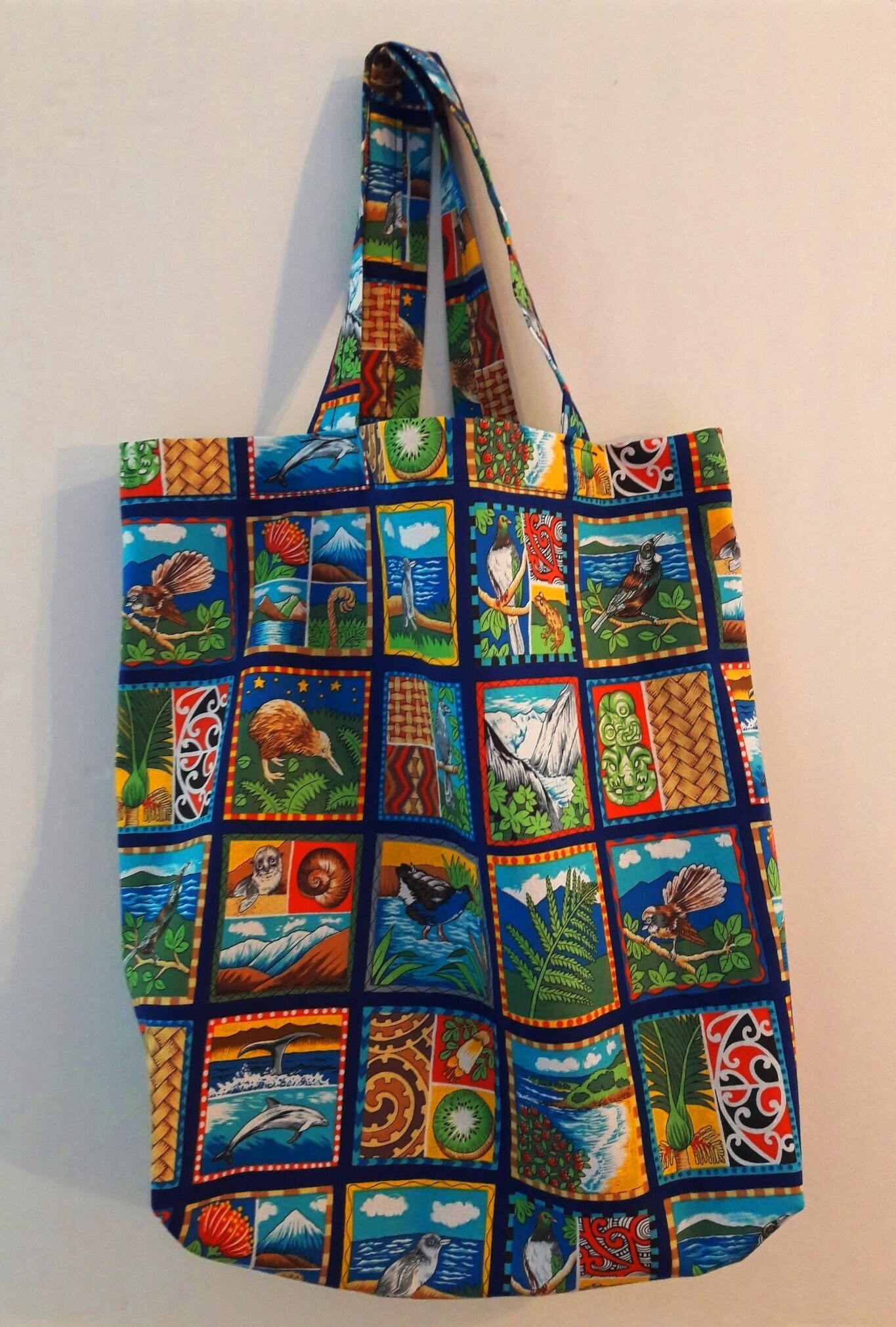 The Easiest Bag to Make, Easy Fabric Bag Pattern, Fabric Shopping Bag ...