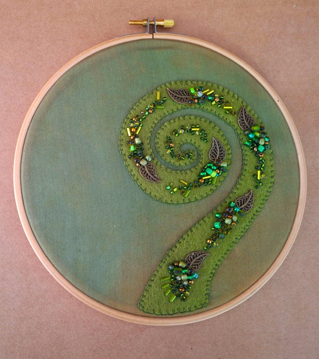 Felt Koru With Beads and Charms - an Instantly Downloadable Pattern ...