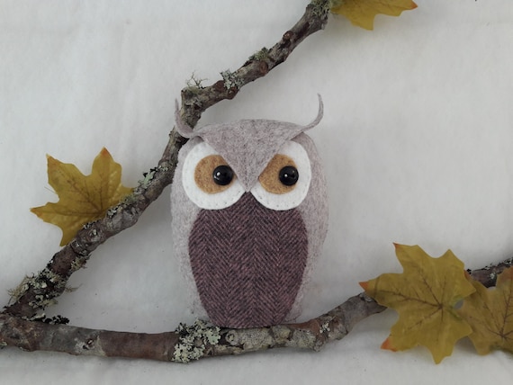 Felt Owl Ornament Pattern
