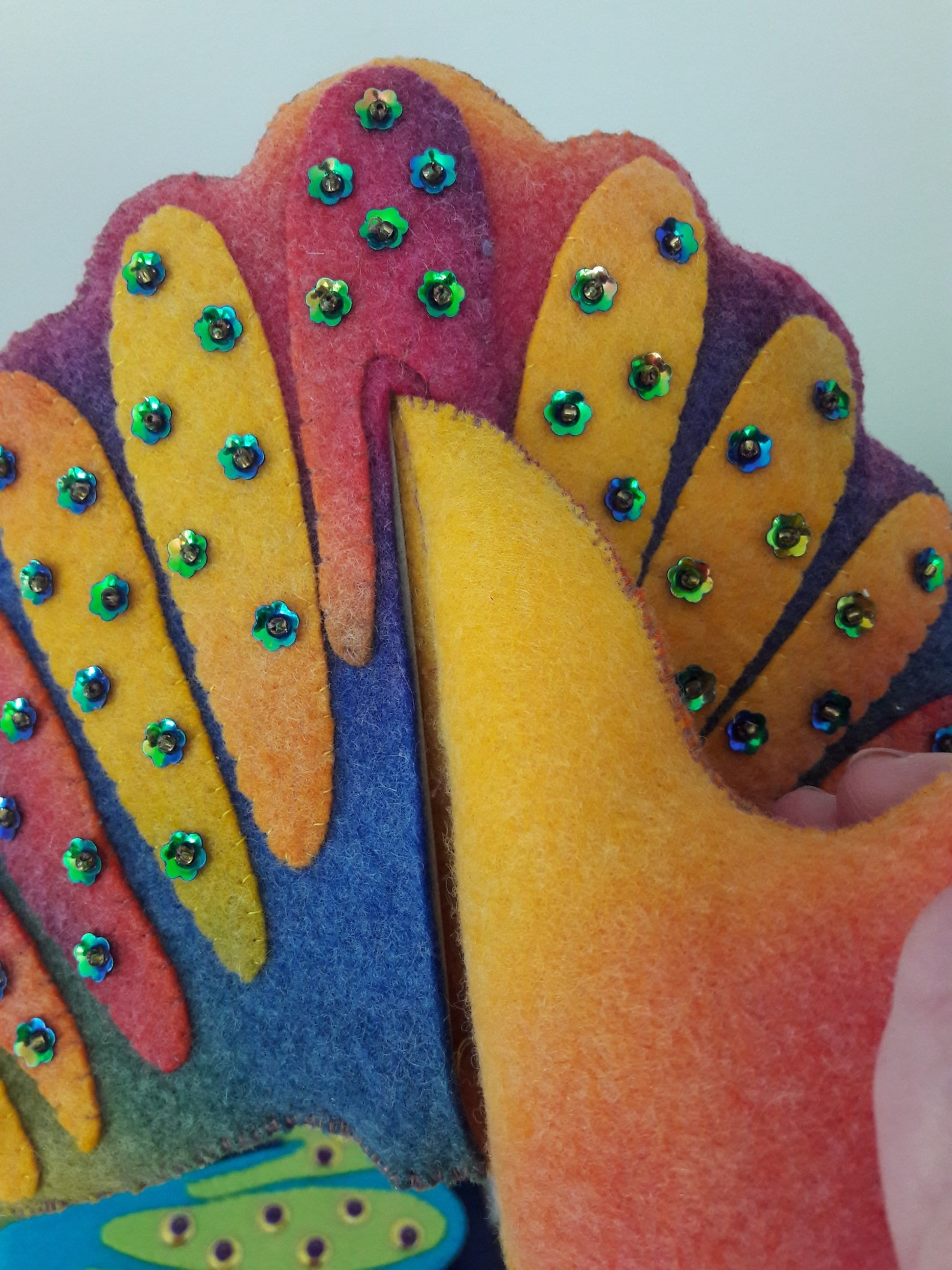 Felt Peacock a Downloadable Pattern | Etsy