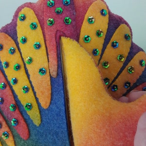 Felt Peacock - a Downloadable Pattern - Etsy