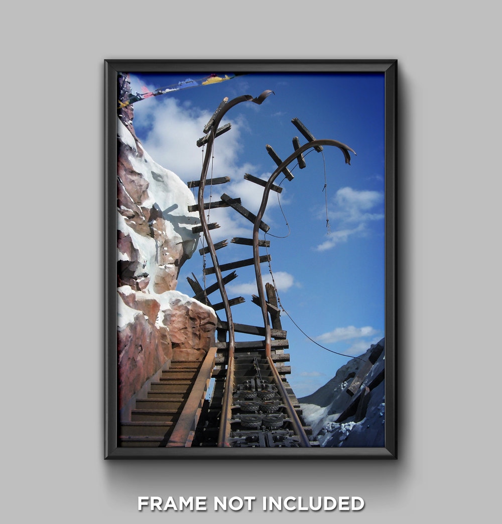 Expedition Everest Yeti Posters Set of 3 Print Animal Kingdom | Etsy