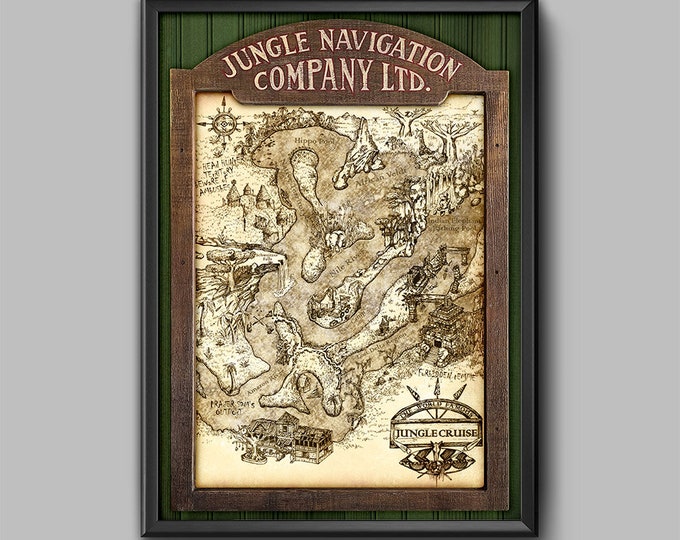 Tangled Map Print Poster Rapunzel Flynn Ryder Maximus Mother - Etsy