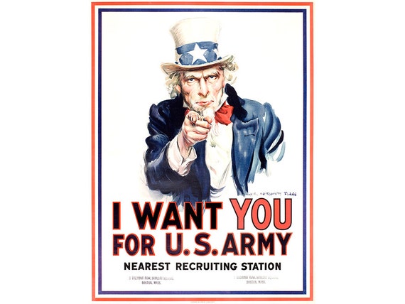 Wwi Propaganda Uncle Sam