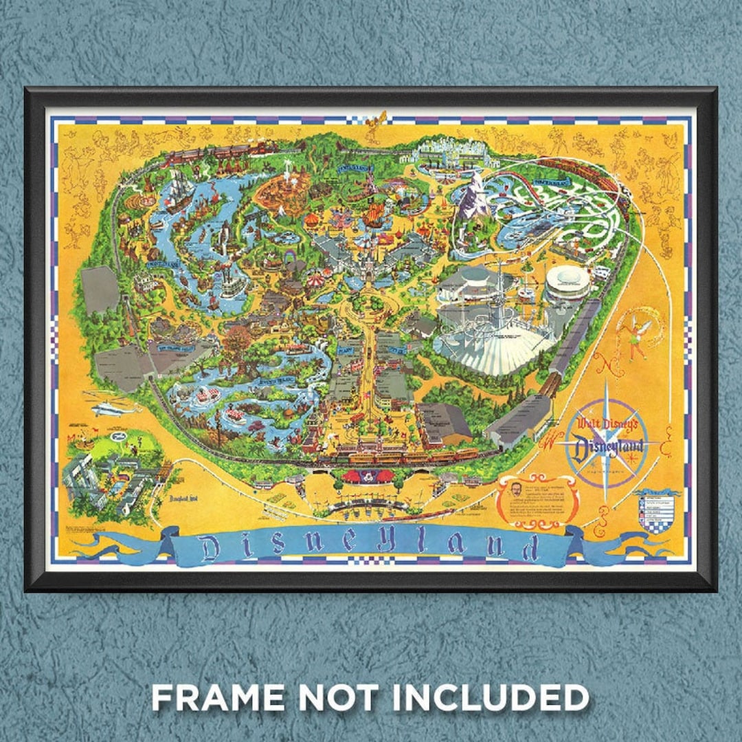 Adventureland Disneyland Map