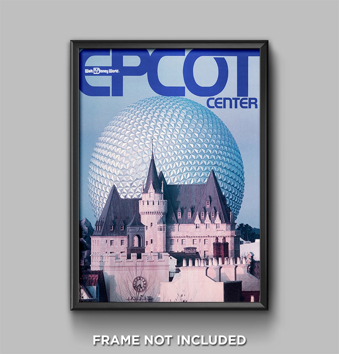 Epcot Center Canada Pavilion Poster Print Vintage Reproduction Disney ...