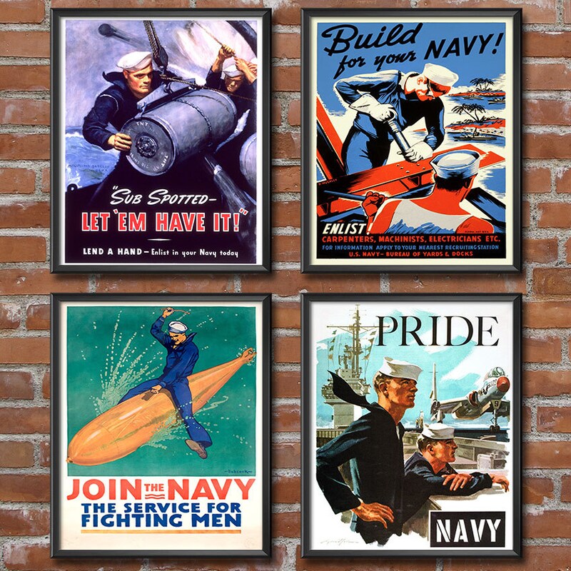 Vintage Us Navy - Etsy