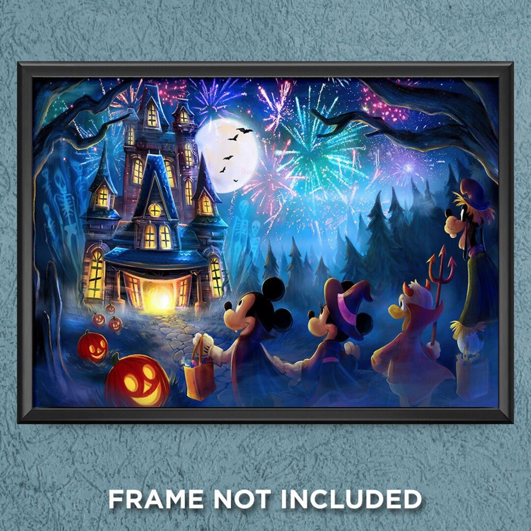 Boo Bash Mickey's Not so Scary Halloween Party Poster Print Disney ...