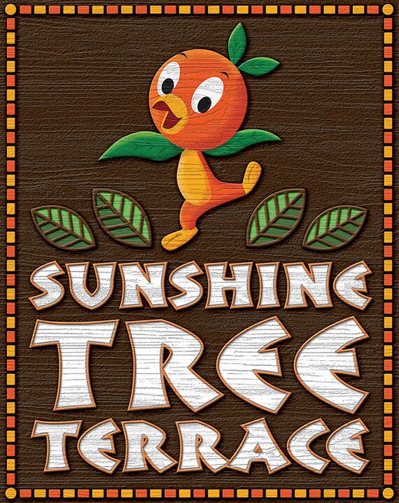 Sunshine Tree Terrace Poster