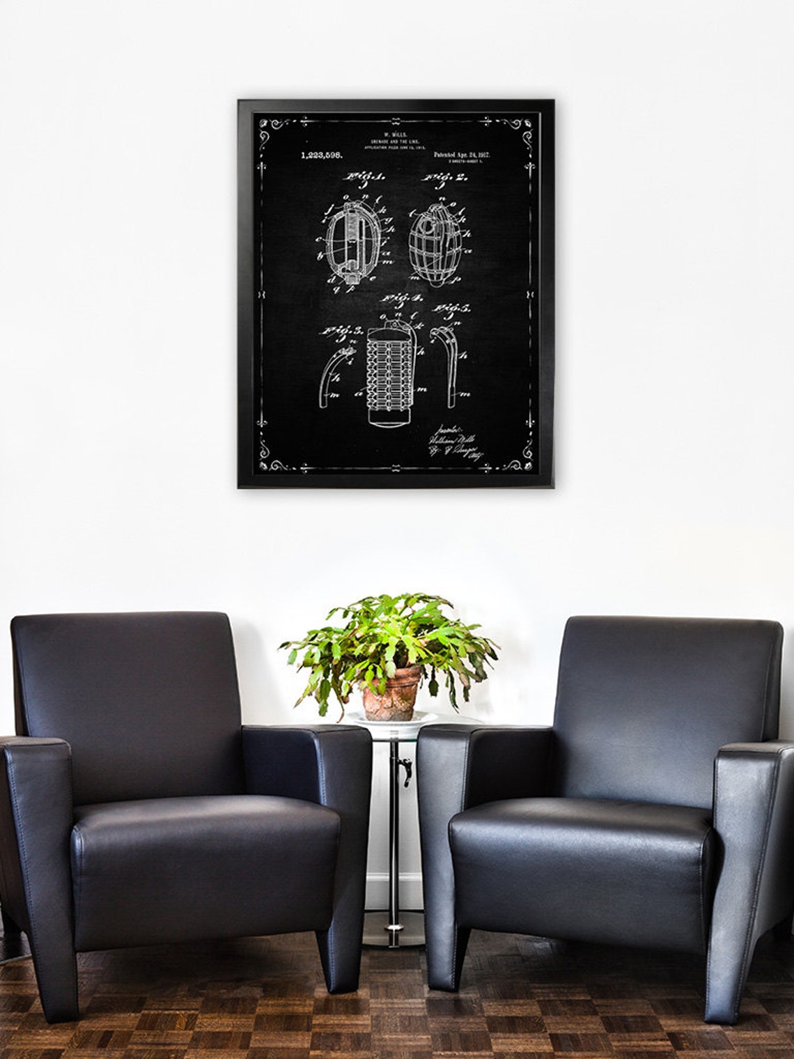 Grenade Poster Military Grenade Print Military Gifts Art | Etsy