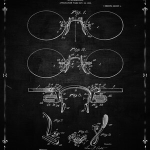 Optometry Patent Print Optometrist Patent Optician Wall Art Design Eye ...