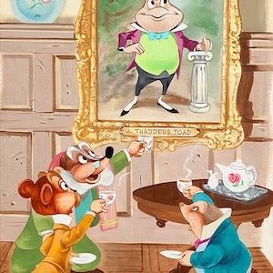 Mr. Toad's Wild Ride Poster Print Concept Art Disneyland Disney World ...