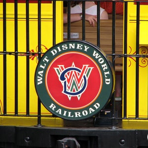 Personalized Walt Disney World Railroad Magic Kingdom Print - Etsy