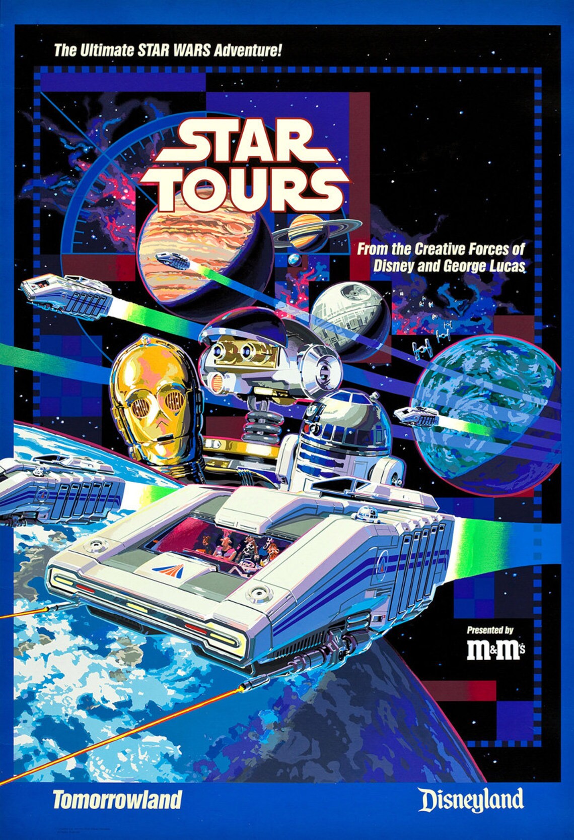Disneyland Star Tours Attraction Poster MGM Hollywood Studios - Etsy