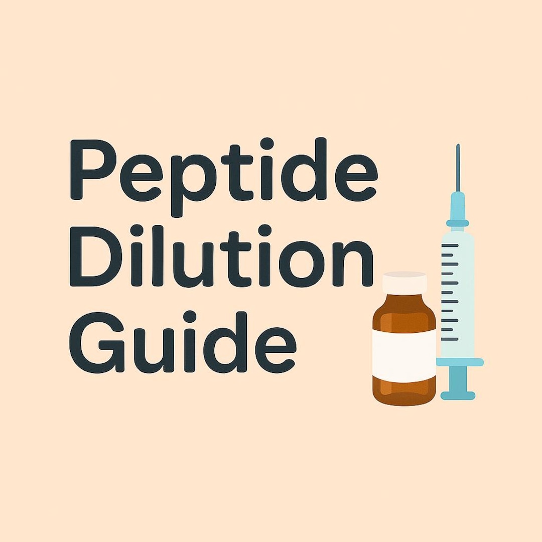 Universal All Peptide Dilution Guide + Worksheet: Mixing Chart ...