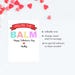 Printable Lip Balm Valentines, You're the Balm Custom Cards for ...