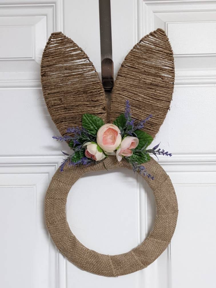 Bunny Wreath - Etsy